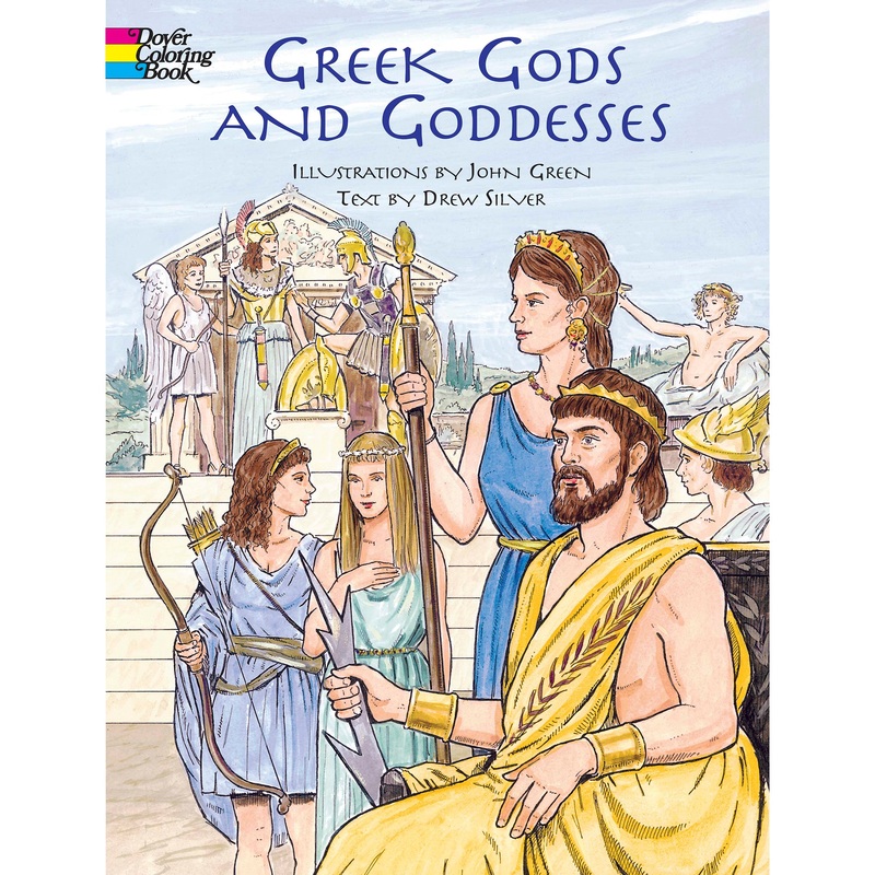 Greek Gods and Goddesses Coloring Book - Discover Fashion & Craft ...
