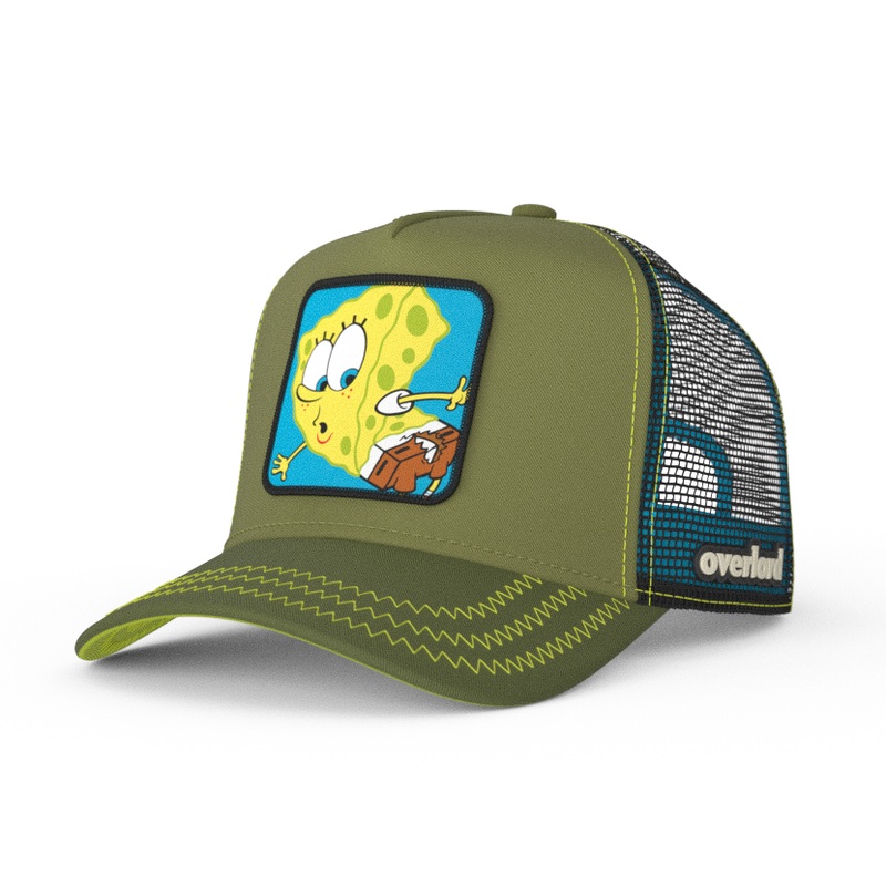 OVERLORD X SpongeBob: Ripped Pants Trucker Cap - Discover Fashion ...